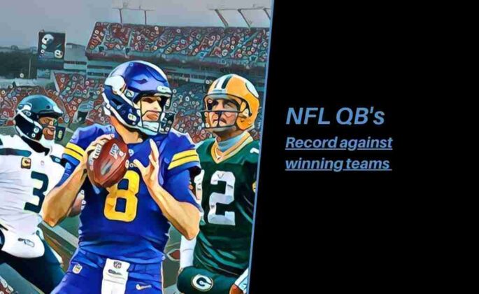 NFL Quarterback records against winning teams